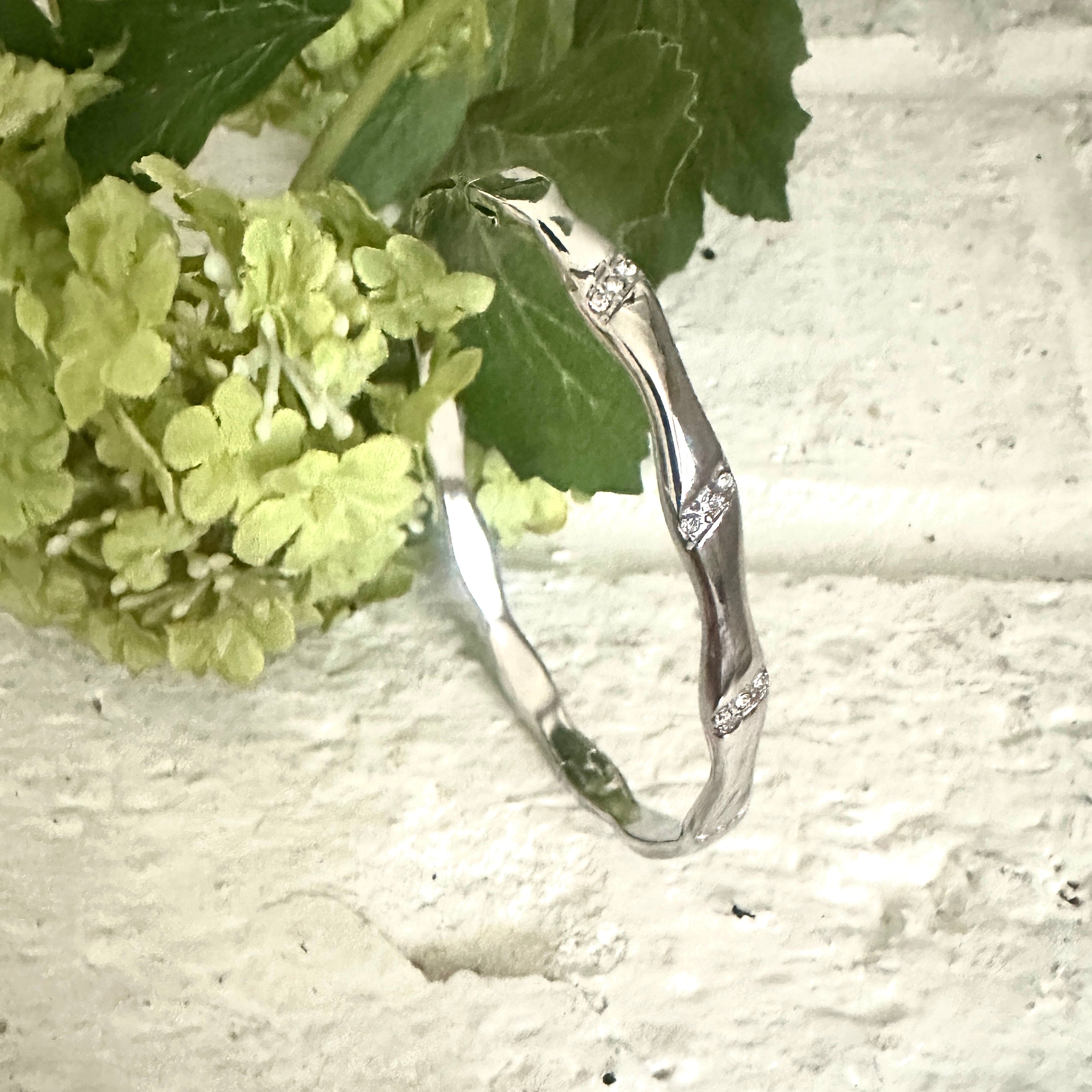 Celestial Diamond Bangle Silver – Sugarplum Boutique & Home