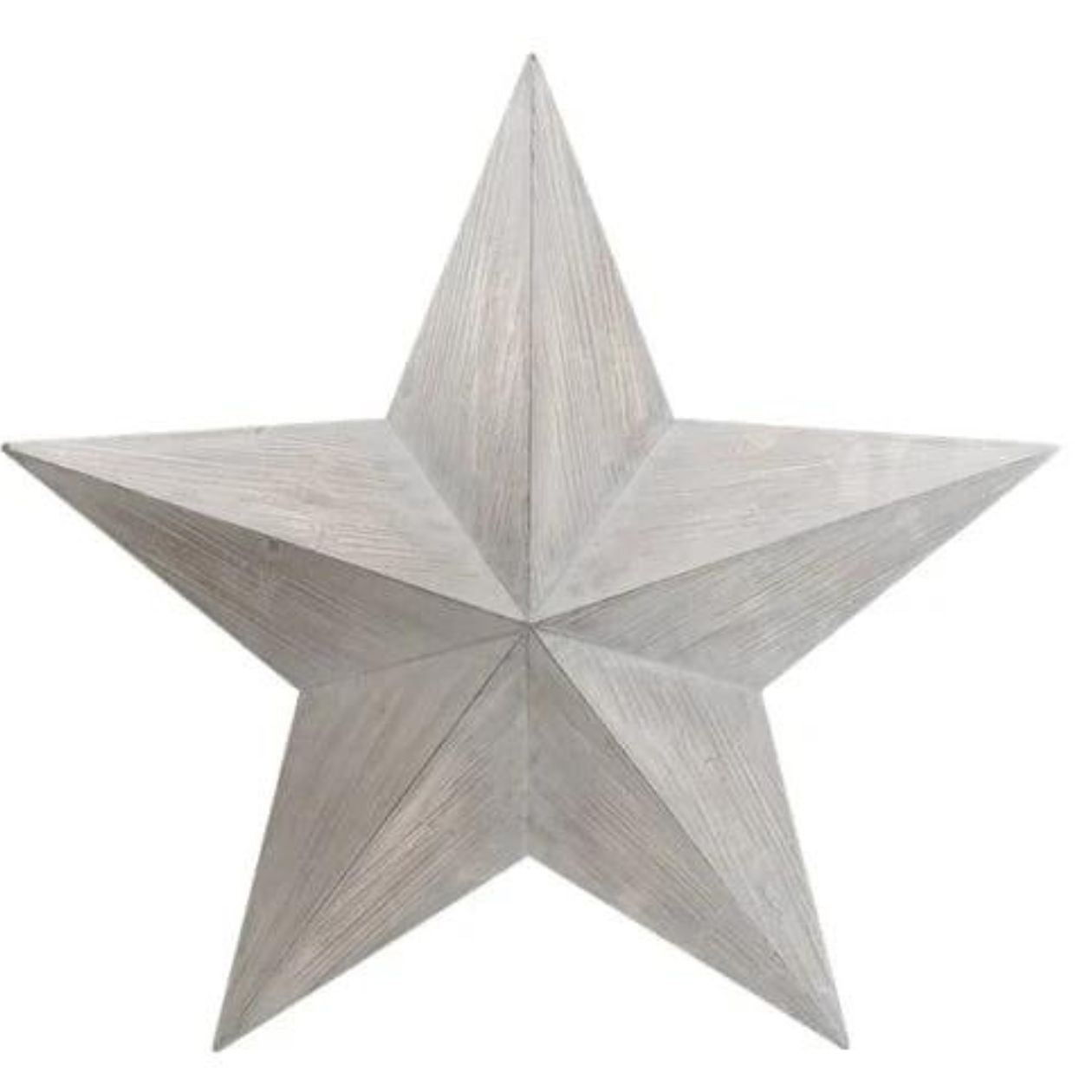 Extra Large 3D Star Wall Hanging in Grey Wash – Sugarplum Boutique & Home