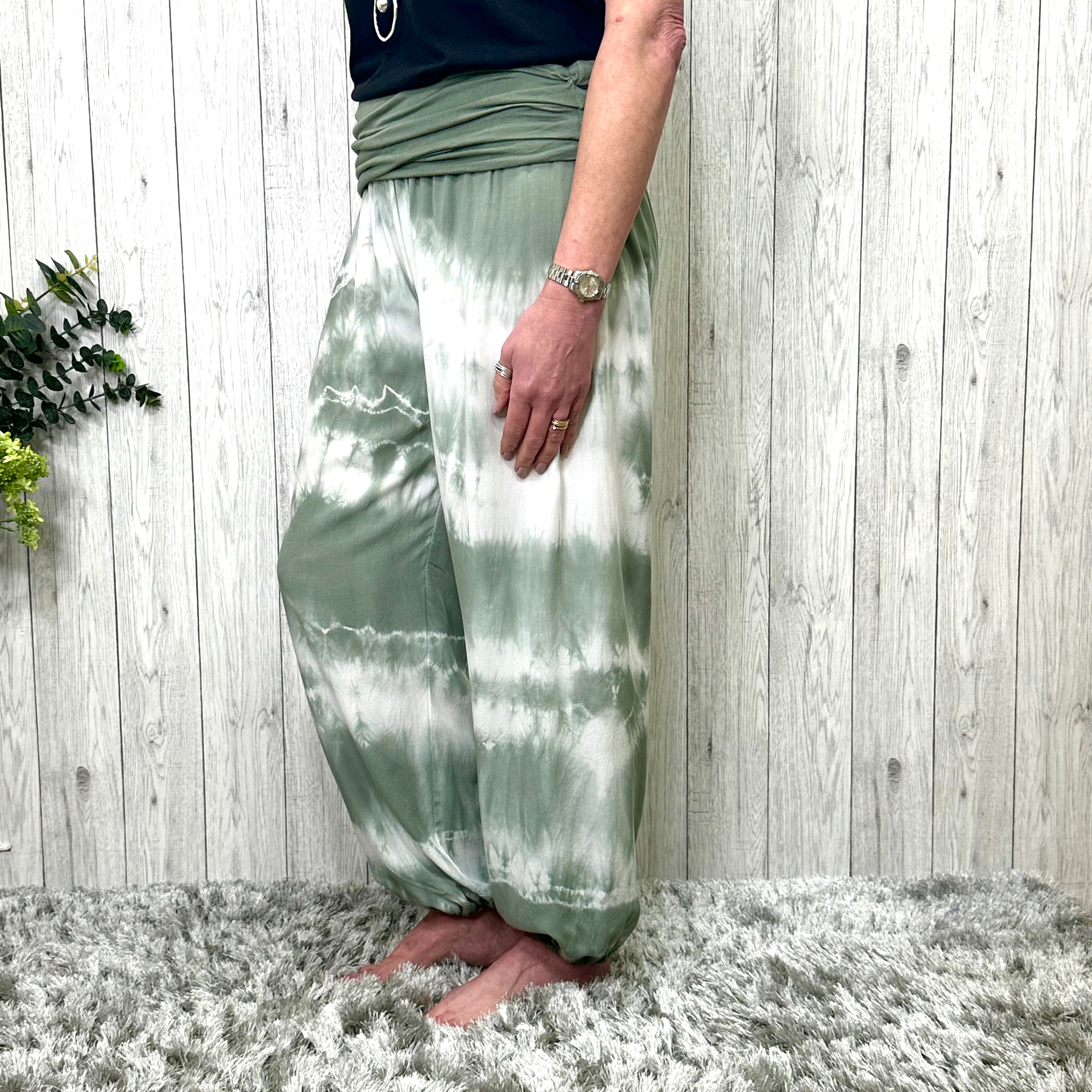 Tina Tie Dye Harem Trouser | Sugarplum Boutique – Sugarplum Boutique & Home