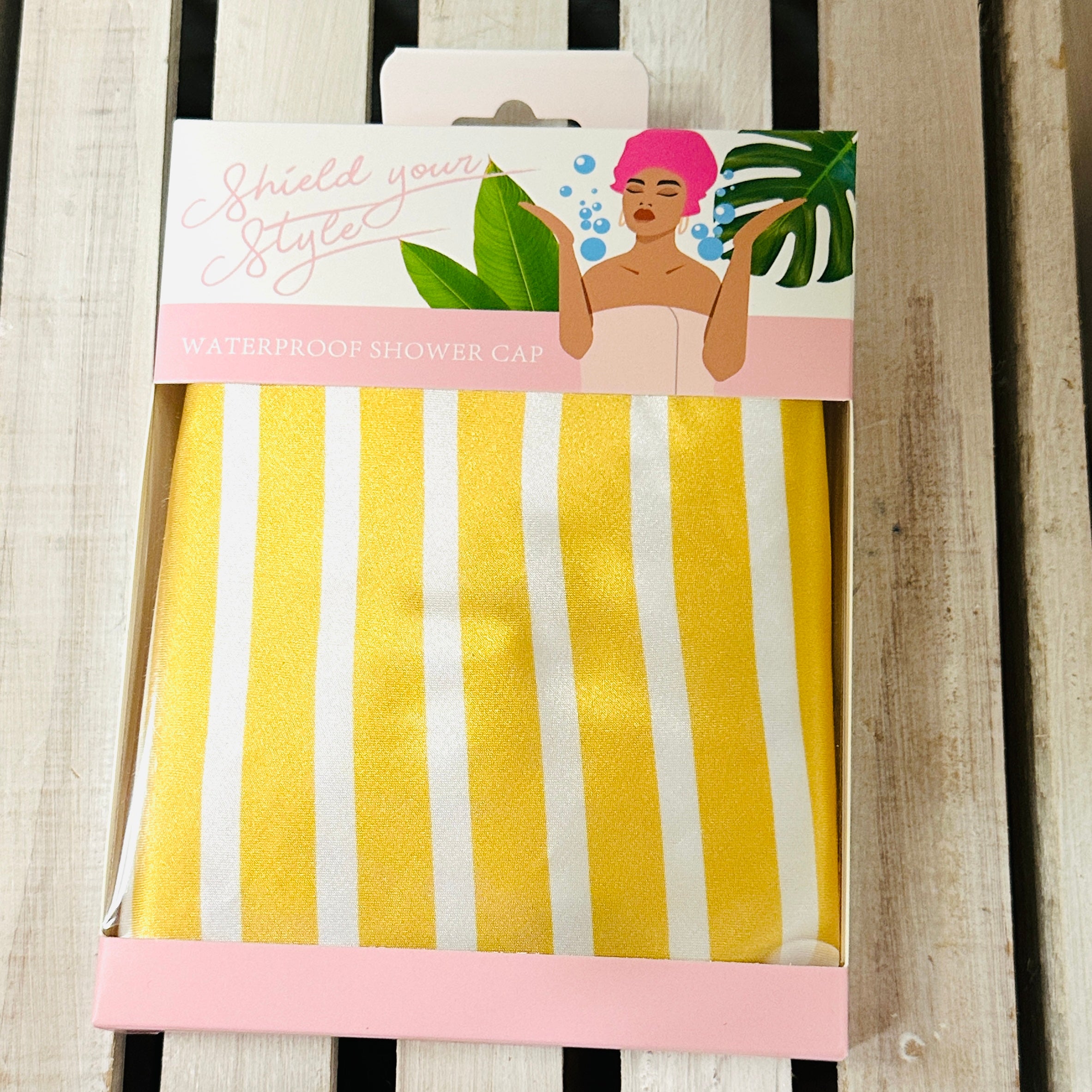 Indulge Shower Cap Yellow – Sugarplum Boutique & Home