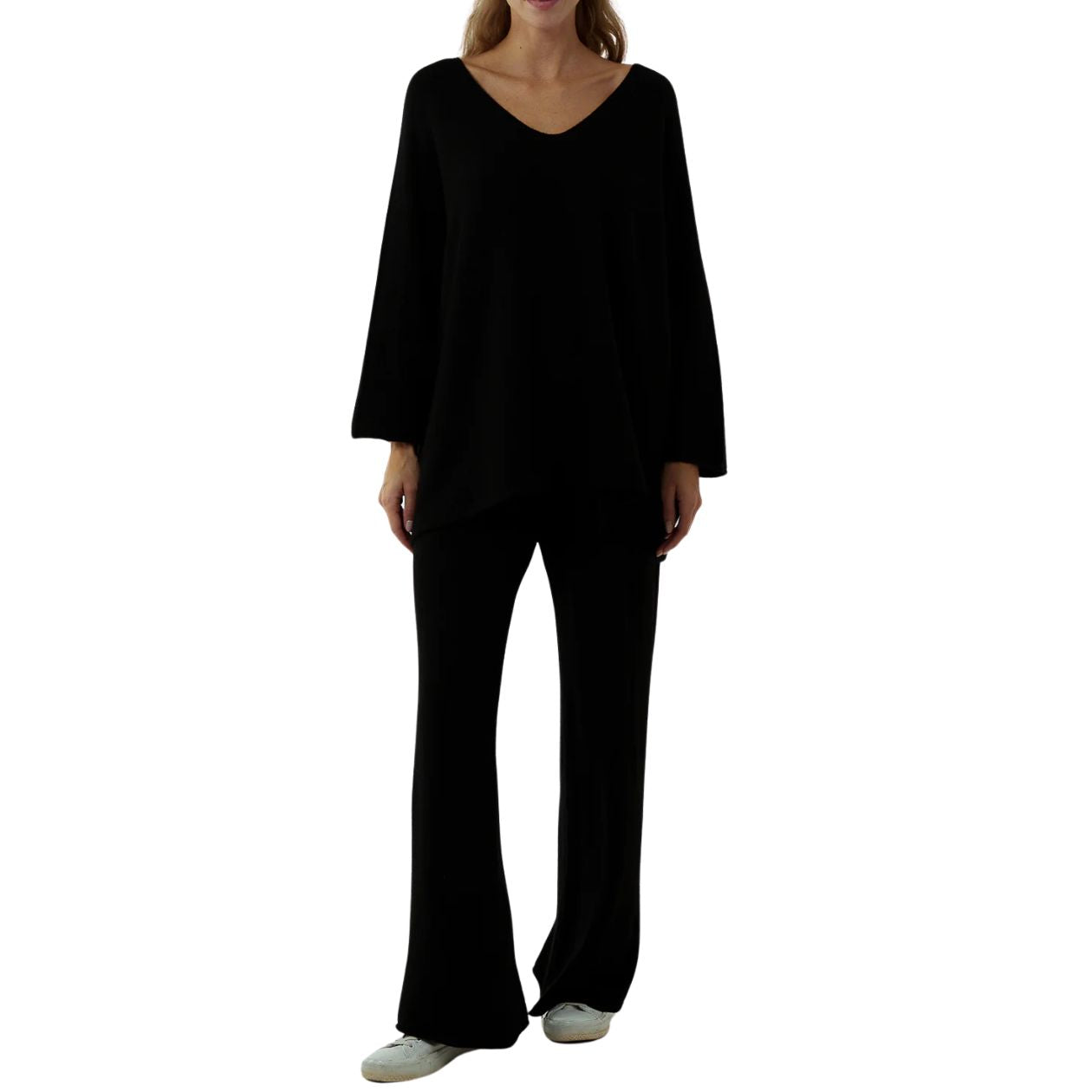 Melia Two Piece Matching Trouser Jumper Co-Ord Set Black – Sugarplum ...