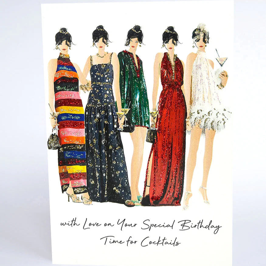 Time For Cocktails Birthday Greeting Card – Sugarplum Boutique & Home